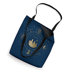 Harry Potter Hogwarts House Compass Tote Bag