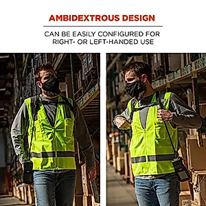 Ergodyne Squids 3132 Barcode Scanner Harness, Large , Black