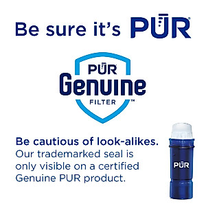 PUR PLUS Lead Reducing Water Pitcher and Dispenser Replacement Filter 1-Pack, NSF and WQA Certified – Compatible with all PUR and Beautiful by PUR Pitchers and Dispensers, Blue, PPF951K1