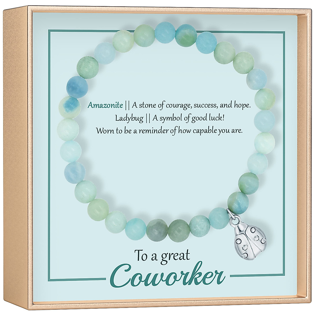 OLGAS GEMS Farewell Gifts for Coworkers Women - Goodbye and Going Away Gift for Coworkers Leaving to New Job or Retirement. Includes a Beautiful Sentimental Card