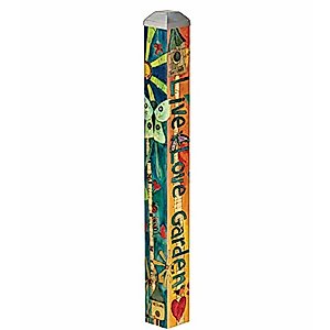 Studio M Garden Celebration 16" Mini Art Pole Small Decorative Indoor/Outdoor Garden Post, Great Gift, Stake Included for Easy Installation, No Digging Necessary -Made in The USA