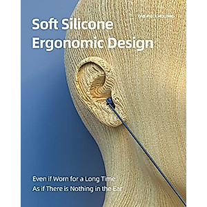 Noise Reduction Ear Plugs, Sleeping Headphones for Side Sleepers, Ear Plugs for Sleeping Noise Cancelling, Super Soft Sleep Earbuds Wired with Microphone, Great for Insomnia, Snoring, Air Travel