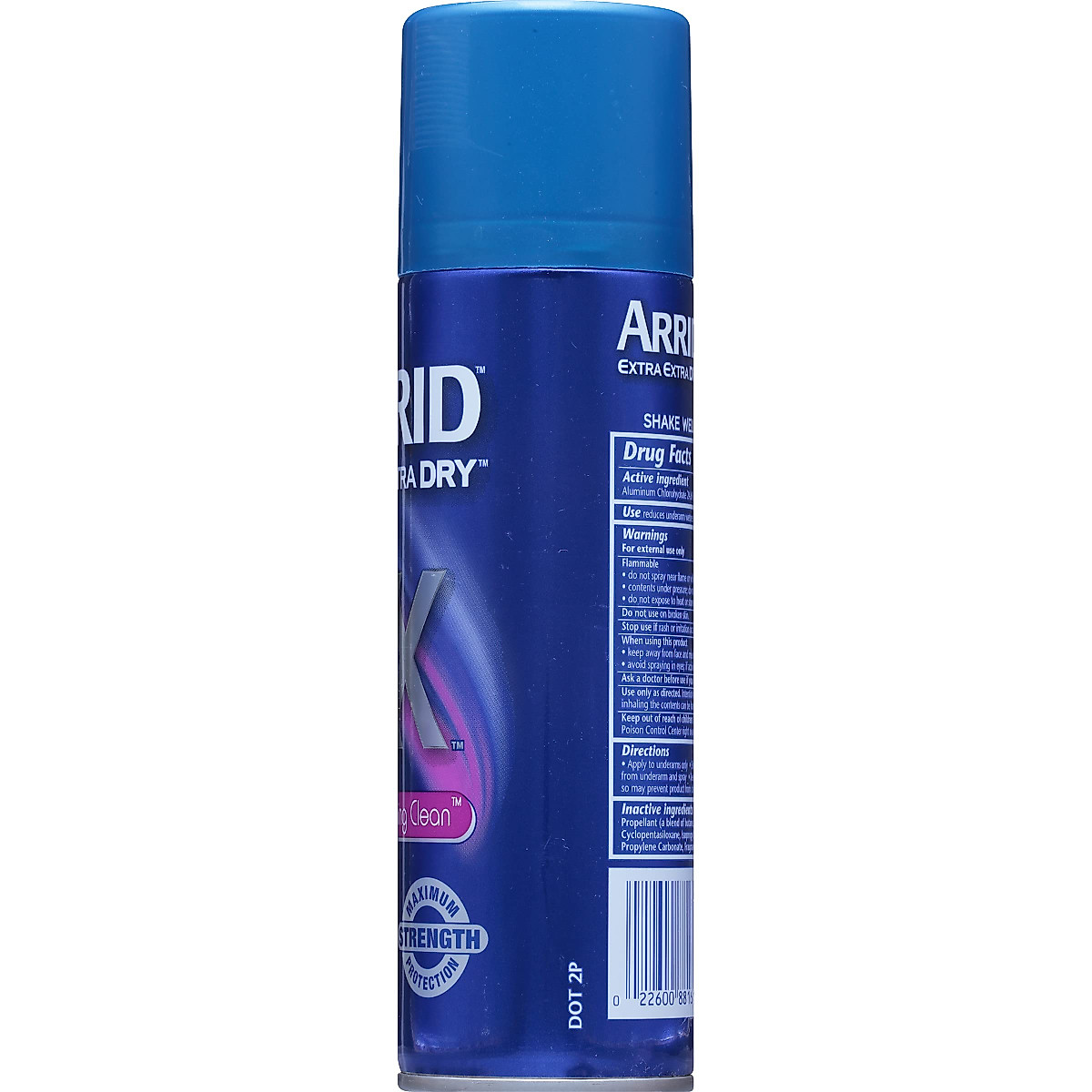 Arrid Deodorant 6 Ounce Aerosol XX Morning Clean (177ml) (2 Pack)