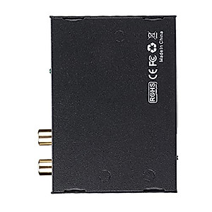 Audio Converter, DAC Chip Black Easy To Install Iron Box 4K HD Multimedia Interface Splitter for HDTV