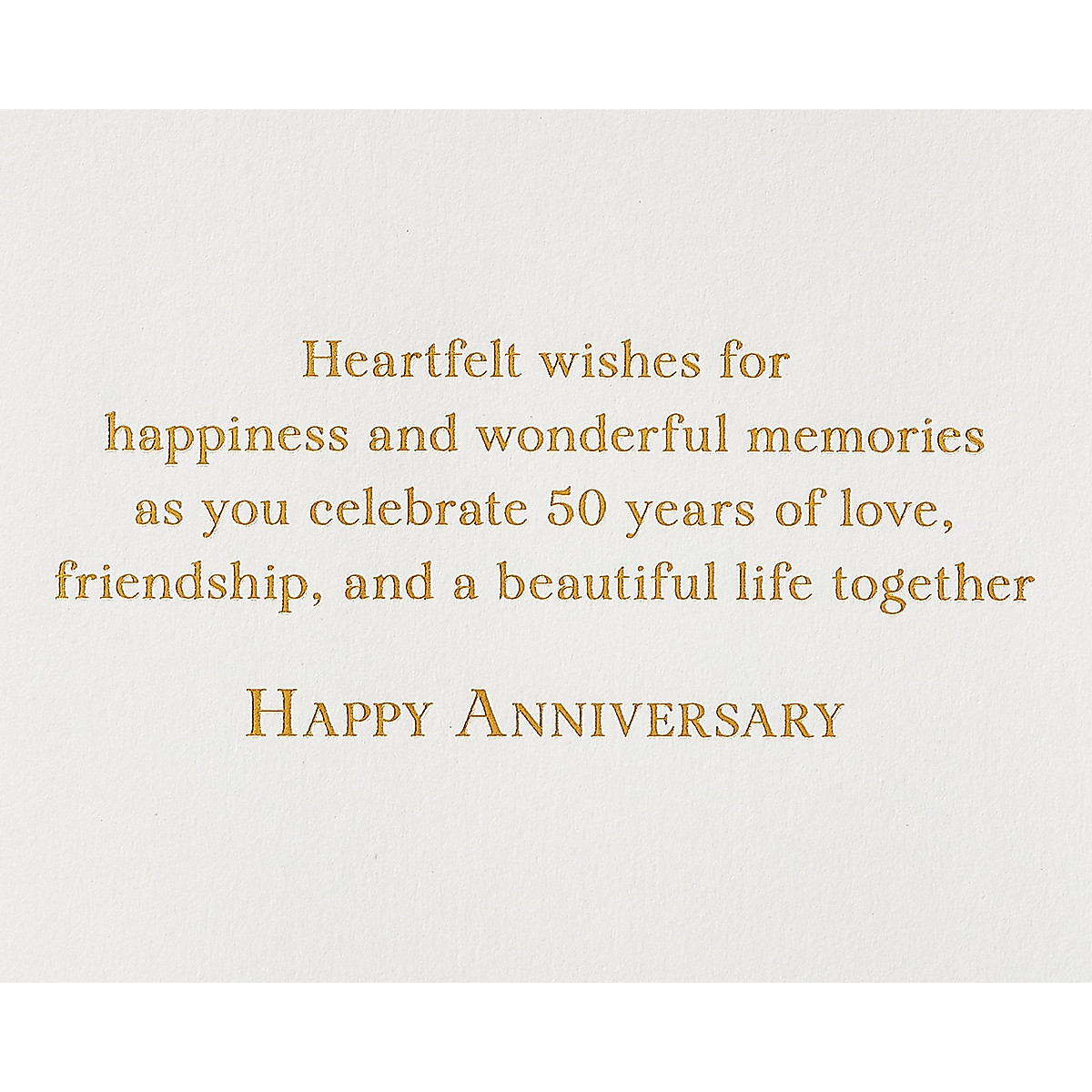 Papyrus 50th Anniversary Card for Couple (Wonderful Memories)