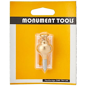 Artist Unknown Monument 246u Brass Plumb Bob 1.1/2oz Size 00 (MON246)