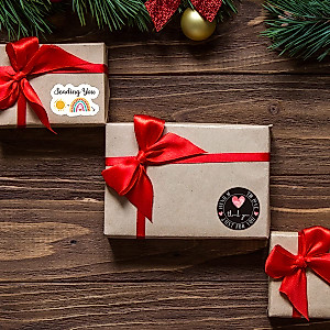 Littlefa 1.5” Hand Made with Love Just for You Stickers,Thank You Stickers,Bakeries Stickers,Handmade Stickers,Small Business Stickers, Envelopes Stickers, Gift Bags Packaging 500 PCS