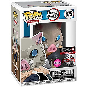 Funko Pop Animation: Demon Slayer - Inosuke Exclusive (Flocked)