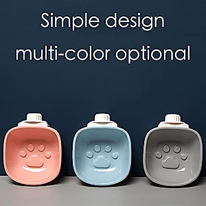 FUUIE Bowls for Food and Water Pet Bowl Hanging Dog Bowl Cat Bowl Designer Pet Hanging Bowl for Dog Cat Pet Water Food Slow Feeder for Cage Using Pet Supplies (Color : Blue)