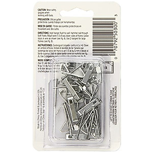 Helping Hand Picture Hangers, Small, 16 Count, Pink, Silver, Black, Purple