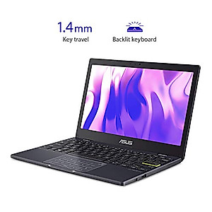 ASUS Vivobook Go 12 L210 11.6” Ultra-Thin Laptop, 2022 Version, Intel Celeron N4020, 4GB RAM, 64GB eMMC, Win 11 Home in S Mode with One Year of Office 365 Personal, L210MA-DS02 (Renewed)