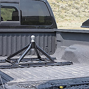 ANDERSEN HITCHES | Rail Mount Hitch Kit | Towing Accessories | 11-1/2" Tall Base, 20,000 lbs GTWR, 4,500 lbs tongue weight | Fifth Wheel Black Rail Mounting | RV Camper Gooseneck Adapter | 3200