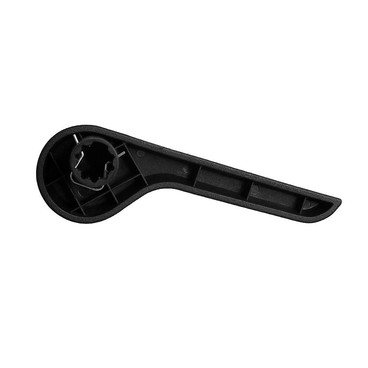 BASIKER Driver & Passenger Seat Recliner Adjust Handle for Chevy GMC Pickup Truck SUV Seat Back Adjustment Lever Replace OEM GM-2511A-FR 15232594 89039102 (Black)