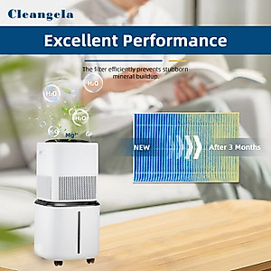 8 Pack 6000S Humidifier Replacement Wick Filter: Compatible with LEVOIT Superior 6000S Smart Evaporative Humidifier - Effectively Capture Large Particles and Minerals