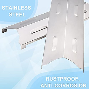 Adviace Replacement Grill Parts for Master Forge BG179A BG1793B-A BG1793B-A BG1795BAL, Master Forge BG179A Heat Tent BG179A Heat Plates Master Forge BG179A Flame Tamer Replacement, 4-Pack