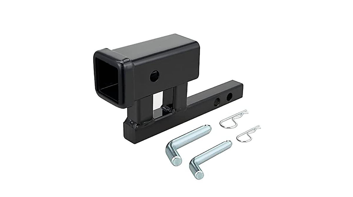 1-1/4 to 2 Inch Hitch Adapter | Durable Steel Extension for Accessories