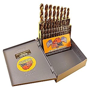Drill Hog 21 Pc Cobalt M42 Junior Drill Bit Set 1/16" to 3/8"