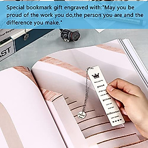 12 Pieces Employee Appreciation Gifts Bulk Coworker Thank You Gifts Coworker Employee Bookmark Going Away Gifts Graduation Season Leaving Retirement Bookmark for Mentor Manager