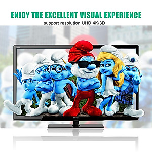 Smraza Micro HDMI to HDMI Cable, 2 PCS 6 Feet 4K Ultra HD Micro HDMI Cable Male to Male, for Raspberry Pi 4/3 B/3 B+, GoPro Hero, Action Camera/Cam