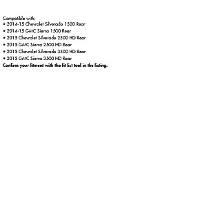 TRQ Tailgate Backup Reverse Rear View Camera for Chevy GMC Pickup Truck