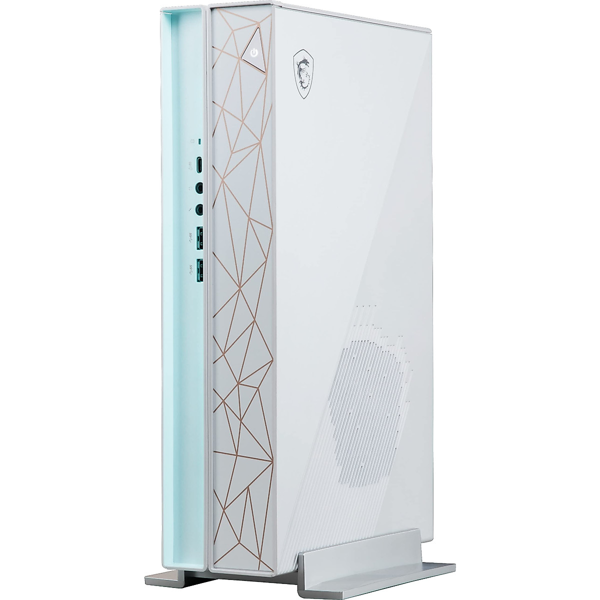 MSI Creator P50 (SFF) Creator Desktop: Intel Core i7-13700F, RTX 3050, 16 GB DDR4, 512GB M.2 NVMe, WiFi 6E, Keyboard, VR Ready, Windows 11 Home: White 13TH-243US