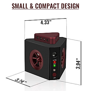 Plug-in Rodent Ultra Sonic Repellent 4-in-1 Rat Repelling Device Get Rid of Mice with Ultrasound Flashlight Predator Sounds Indoor Pest Prevention