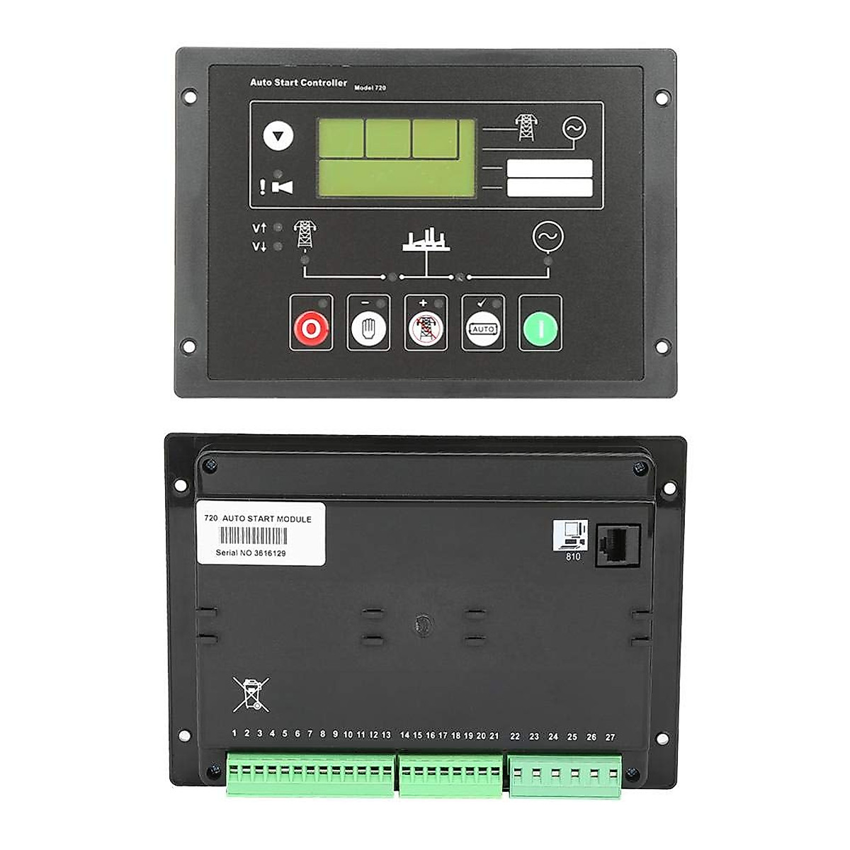 Generator Control Panel, Generator Controller Auto Start for Deep Sea Electronics Spare Parts
