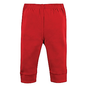 Hudson Baby Unisex Baby Cotton Pants and Leggings, Christmas Forest, 12-18 Months