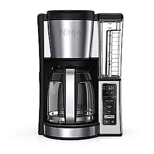 Ninja 12-Cup Programmable Brewer CE251 Coffee Maker, 60 oz, Black/Stainless Steel (Renewed)