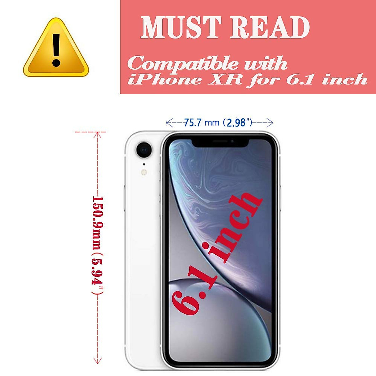 iPhone XR Case, ZVE for iPhone XR Wallet Case with Credit Card Holder Slot Shockproof Protective Leather Wallet Zipper Pocket Purse Handbag Wrist Strap Case for Apple iPhone XR 6.1" (2018) Blue