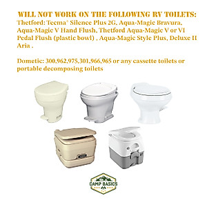 Camp Basics RV Bidet Made to Fit Your RV and Camper Trailer | Easy to Install and Self Cleaning | Non Electric | Upgrade Your RV