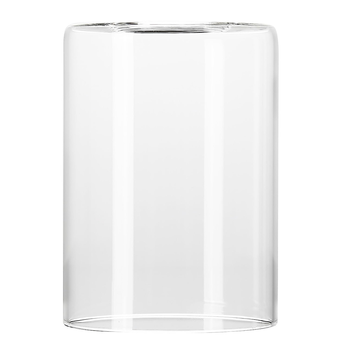 Clear Glass Shade, Cylinder Glass Lamp Shade Lampshade Replacement for Lighting Fixture, Ceiling Fans, Chandelier, Table Lamps, Wall Lamp