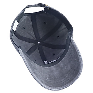 Christian Gifts for Women Men, Funny Embroidered Jesus Cross Nails Hat, Adjustable Washed Cotton Faith Redeemed Baseball Cap, Christ Blessed Gifts for Dad Mom Grandma Grandpa Family Friends Black