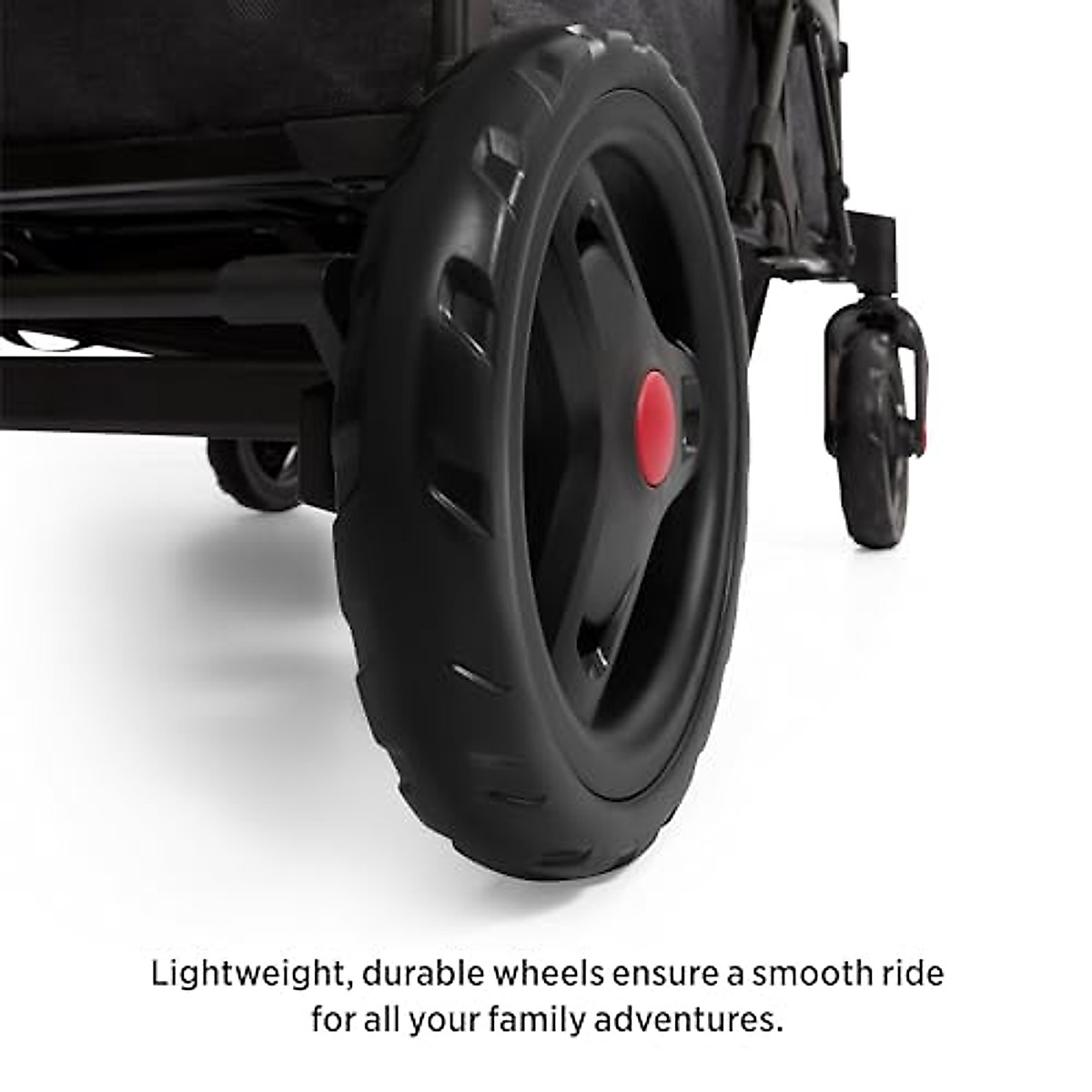 Radio Flyer Voya Stroller Wagon, 4 Seater Wagon Stroller for Kids with Low Sides, Baby Stroller Wagon, Quad Stroller