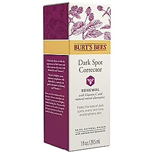 Burt's Bees Renewal Dark Spot Corrector with Bakuchiol Natural Retinol Alternative, 1 Oz (Package May Vary)
