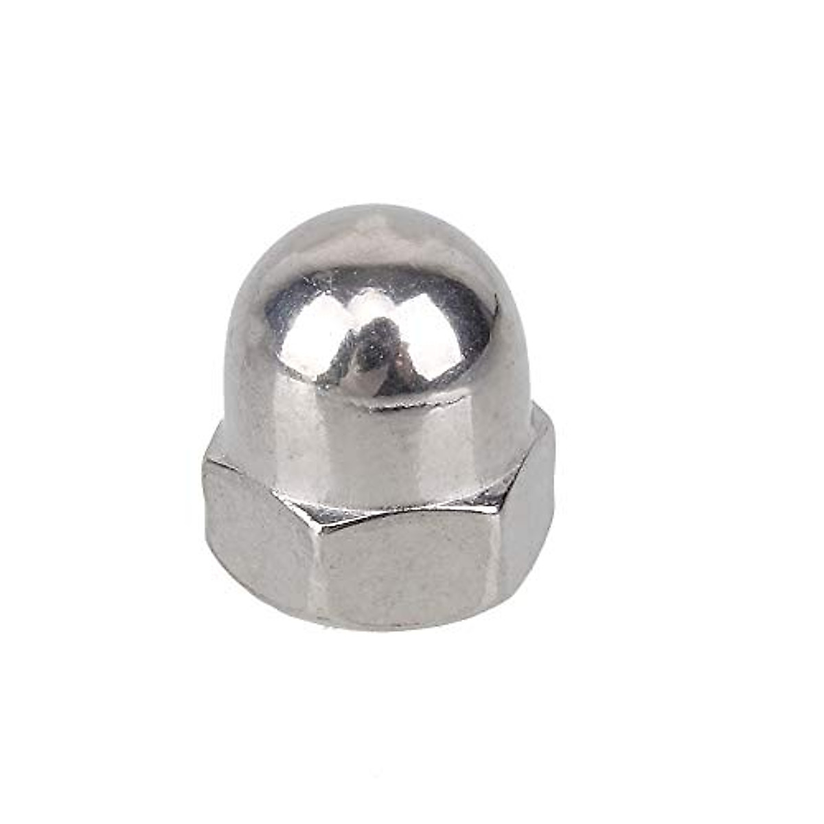 BQLZR 304 Stainless Steel Cap Acorn Hex Nut M6 Right Hand Threads Marine Replacement for 2007 XC90 Plate，Replacement for 2009 S-60 Pack of 10