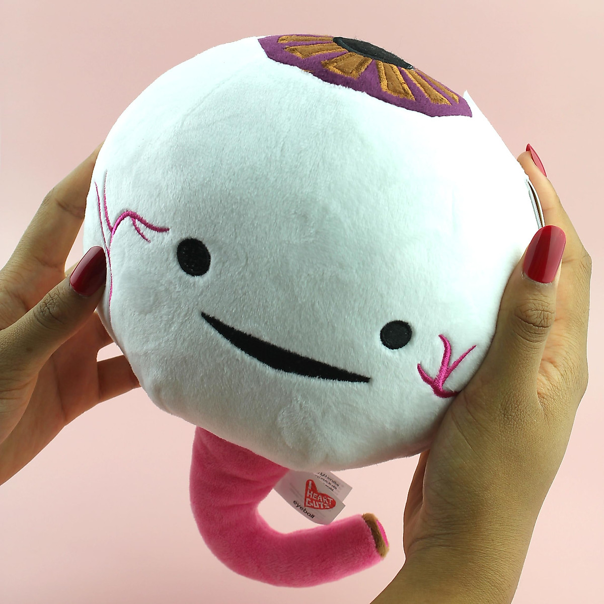 I Heart Guts Stuffed Eyeball Plush - Party Pupil in The House! - 10" Organ Stuffed Animals, Eye Doctor Gifts, Optometry Gifts, Ideal for Students, Opticians, Doctors, & Eye Surgery