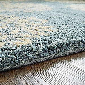 Mohawk Home Exploded Medallions Ornamental Area Rug, 8'x10', Blue