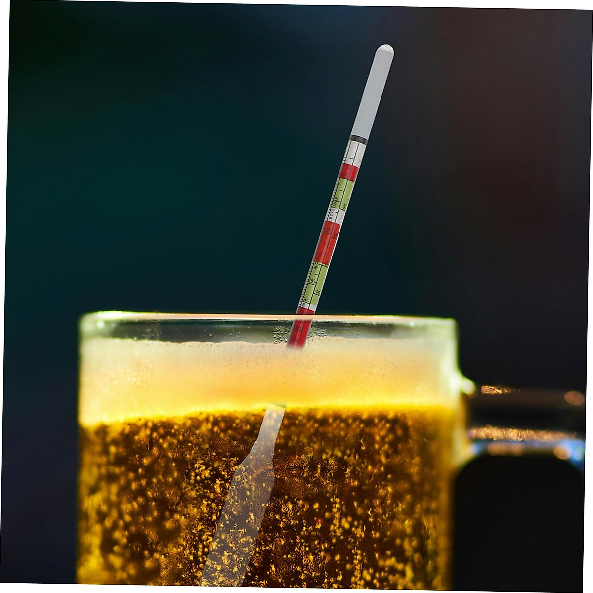 FUNOMOCYA 2 Pcs Sugar Meter Hydrometer for Mead Homebrew Hydrometer Manual Hydrometer Beer Wine Hydrometer Maple Sap Hydrometer Syrup Hydrometer for Moisture Content Borosilicate Glass