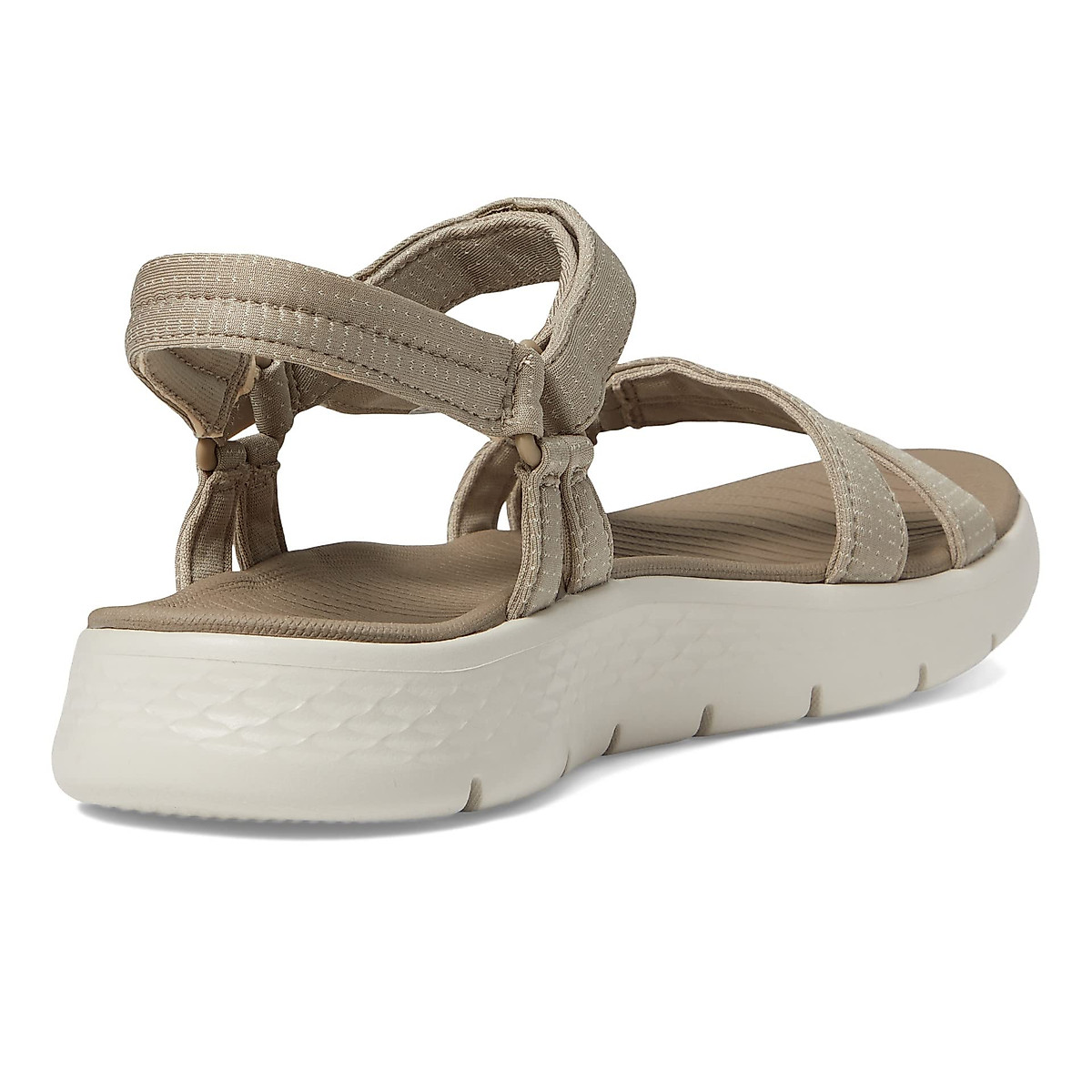 Skechers Women's GO Walk Flex Sandal-Sublime Sport, Taupe, 8