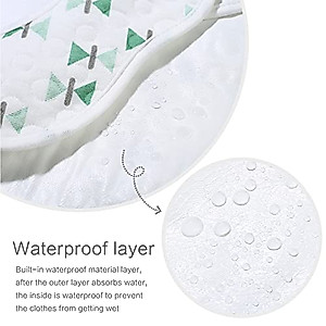 10-Pack 360 Rotate Baby Bibs for Eating and Drooling, Soft and Waterproof Bibs for Boys Girls