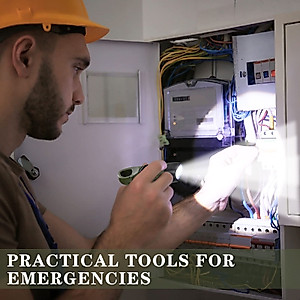 Leelosp 9 Pieces Hand Crank Solar Powered Flashlights, Emergency Rechargeable LED Flashlight Survival Flashlight Gear Self Powered Charging Torch for Outdoor Sports Hiking Camping, Green Yellow Black