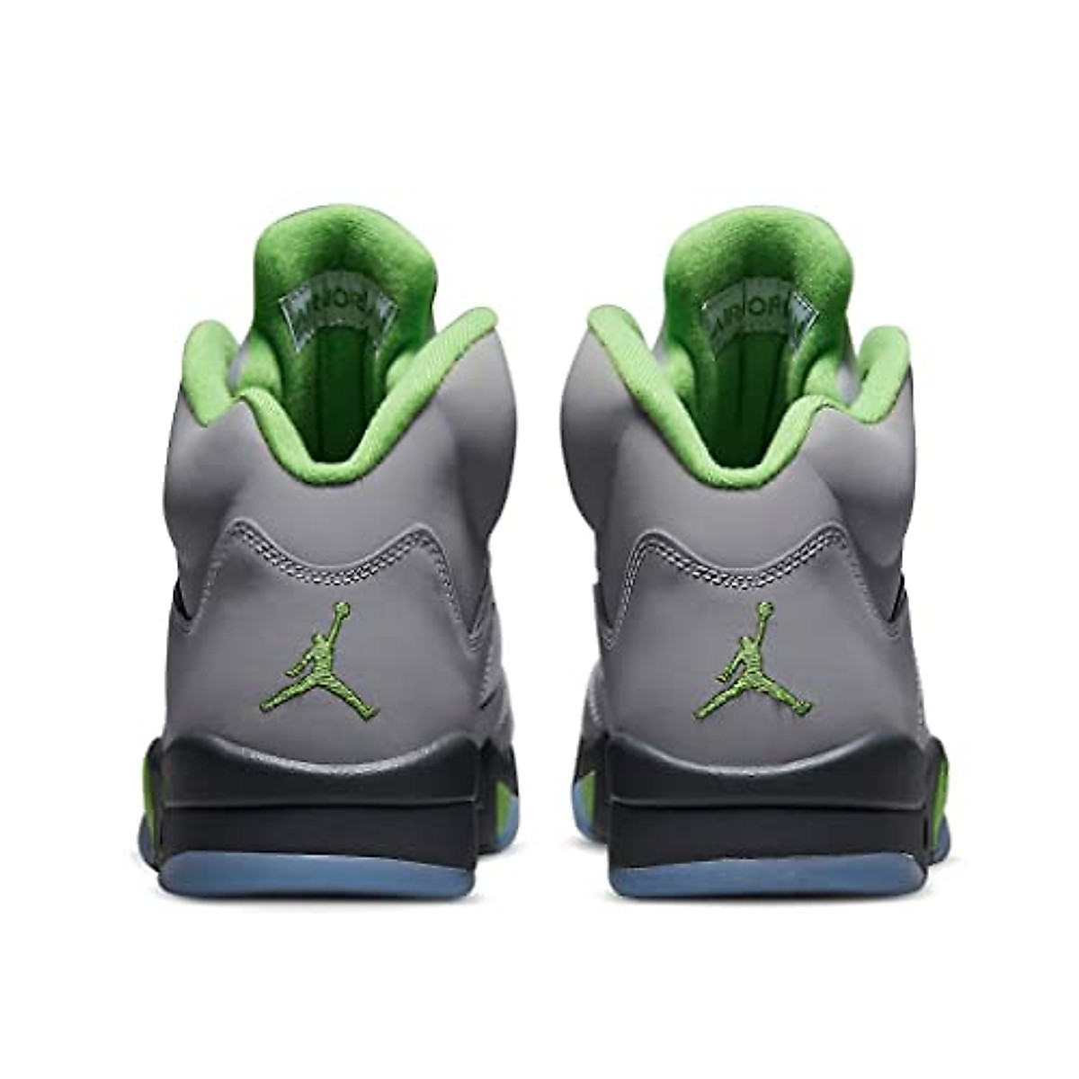 Nike Men's Air Jordan 5 Retro Sneaker, Silver/Green Bean-flint Grey, 10.5