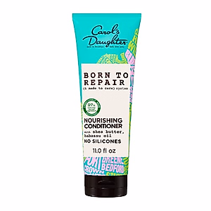 Carol's Daughter Born To Repair Nourishing Conditioner, Sulfate-Free Hair Care for Curly Hair with Shea Butter, 11 Fl Oz