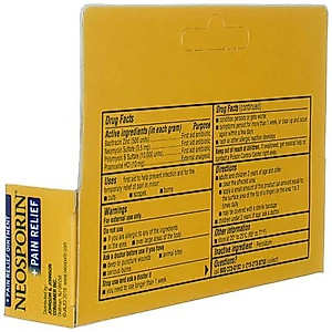 Neosporin + Maximum-Strength Pain Relief Dual Action Ointment, First Aid Topical Antibiotic & Analgesic Ointment for 24-Hour Infection Protection with Bacitracin Zinc & Pramoxine HCl, 1 oz (Pack of 2)