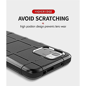 Ysnzaq for Xiaomi Redmi Note 10 Pro 5G (Not 4G) Rugged Slim Case with Heavy Duty Shockproof Military Grade Anti-Fall Anti-Scratch and Camera Lens Protector Cover for Xiaomi Poco X3 GT 5G HD Black