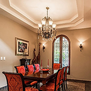 YDJoo E14 LED Light Bulbs 3W Globe Light Bulbs 30 Watt Equivalent Warm White 3000K E14 Base G50/G16.5 LED Glass Round Vanity Light Bulbs for Mirror Makeup Home Lighting, AC110V (6 Pack)