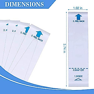 200 Pack Probe Covers for Oral Thermometer - Digital Thermometer Probe Covers Disposable Universal - Rectal Thermometer Covers Heavy Duty Sleeves Safe & Sanitary Prevent Cross-Contamination