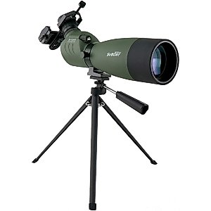 SVBONY SV14 Spotting Scope with Tripod Phone Adapter,25-75x70mm Spotting Scopes,Waterproof Spotter Scope,High Definition Sporting Scope,Scope for Bird Watching Shooting Range Scope