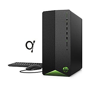 HP Newest Pavilion TG01 Gaming Desktop PC, Intel 6-Core i5-10400F Upto 4.3GHz, 64GB RAM, 256GB PCIe SSD, NVIDIA GeForce RTX 3060 12GB GDDR6, WiFi, Windows 11 Pro + Keyboard & Mouse, HDMI Cable